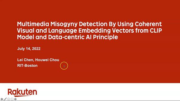 Underline | RIT Boston at SemEval-2022 Task 5: Multimedia Misogyny Detection By Using Coherent ...