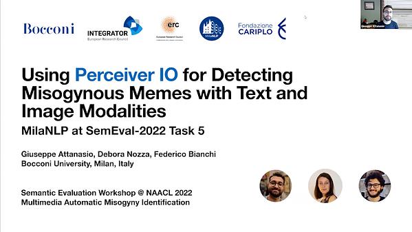 Underline | MilaNLP at SemEval-2022 Task 5: Using Perceiver IO for ... Underline | MilaNLP at SemEval-2022 Task 5: Using Perceiver IO for ...