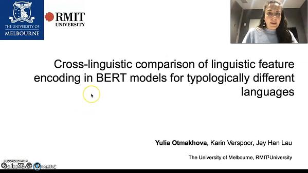 Underline | Cross-linguistic comparison of linguistic feature encoding in BERT models for ...