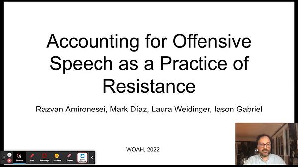 Accounting for Offensive Speech as a Practice of Resistance | Underline
