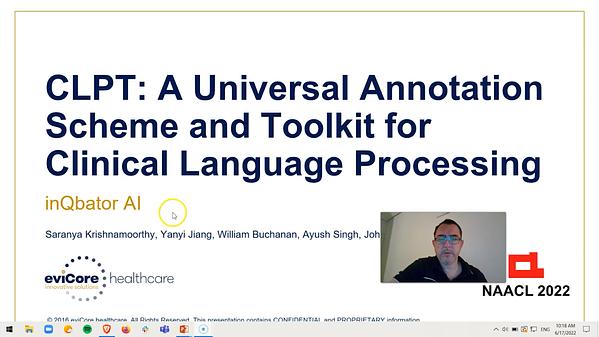 Underline Clpt A Universal Annotation Scheme And Toolkit For Clinical Language Processing