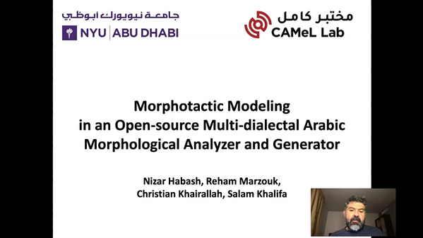 Underline | Morphotactic Modeling in an Open-source Multi-dialectal Arabic Morphological ...