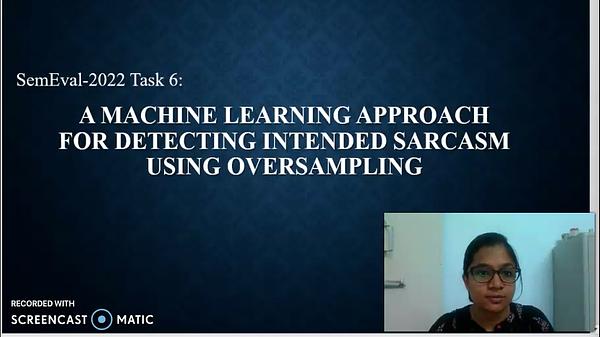 Underline A Machine Learning Approach For Detecting Intended Sarcasm Using Oversampling