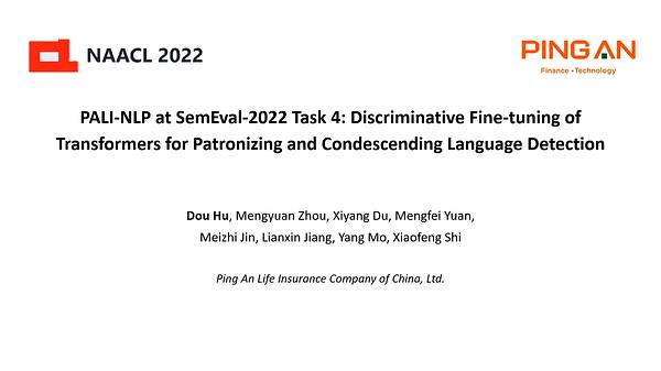 Underline | PALI-NLP at SemEval-2022 Task 4: Discriminative Fine-tuning ... Underline | PALI-NLP at SemEval-2022 Task 4: Discriminative Fine-tuning ...