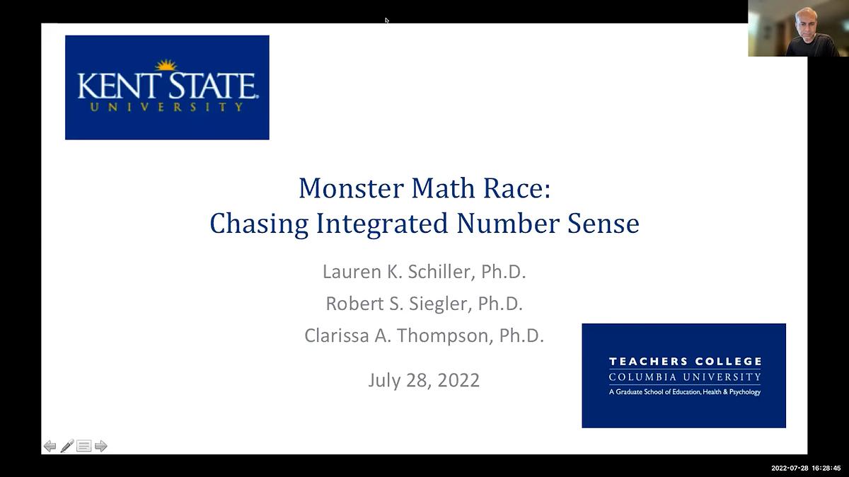 Underline | Monster Math Race: Chasing Integrated Number Sense
