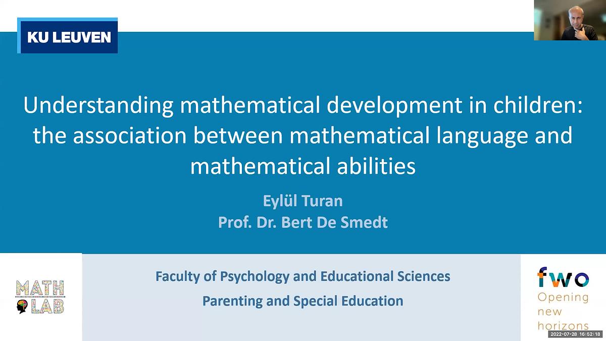Underline | Understanding mathematical development in preschool ...