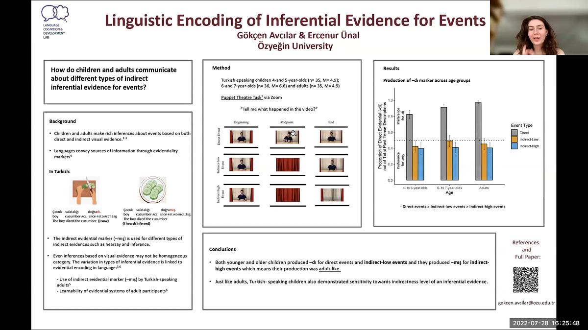 Underline | Linguistic Encoding of Inferential Evidence for Events