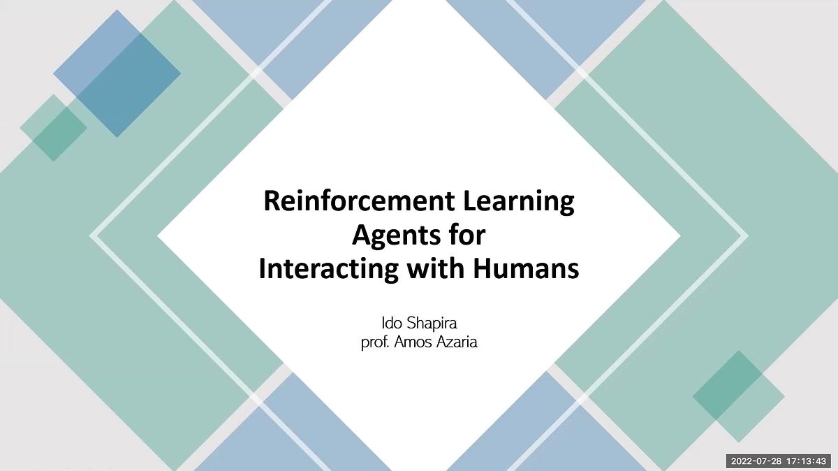 Underline | Reinforcement Learning Agents for Interacting with Humans