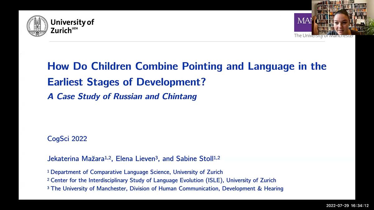 Underline | How Do Children Combine Pointing and Language in the ...