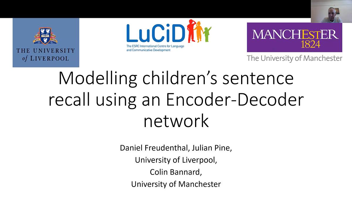 Underline | Modelling Children's Sentence Recall using an Encoder ... Underline | Modelling Children's Sentence Recall using an Encoder ...