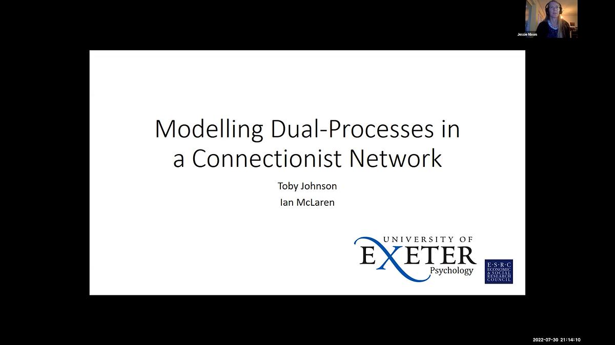 Underline | Modelling Dual-Processes in a Connectionist Network