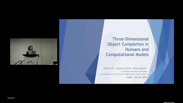 Three-Dimensional Object Completion in Humans and Computational Models ...
