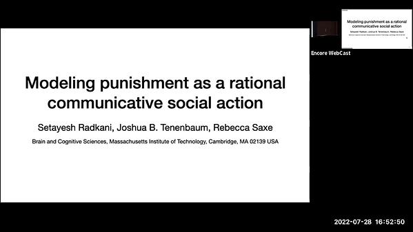 Underline | Modeling punishment as a rational communicative social action