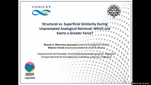 Underline Structural Vs Superficial Similarity During Unprompted Analogical Retrieval Which