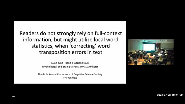 Readers do not strongly rely on full-context information, but might ...