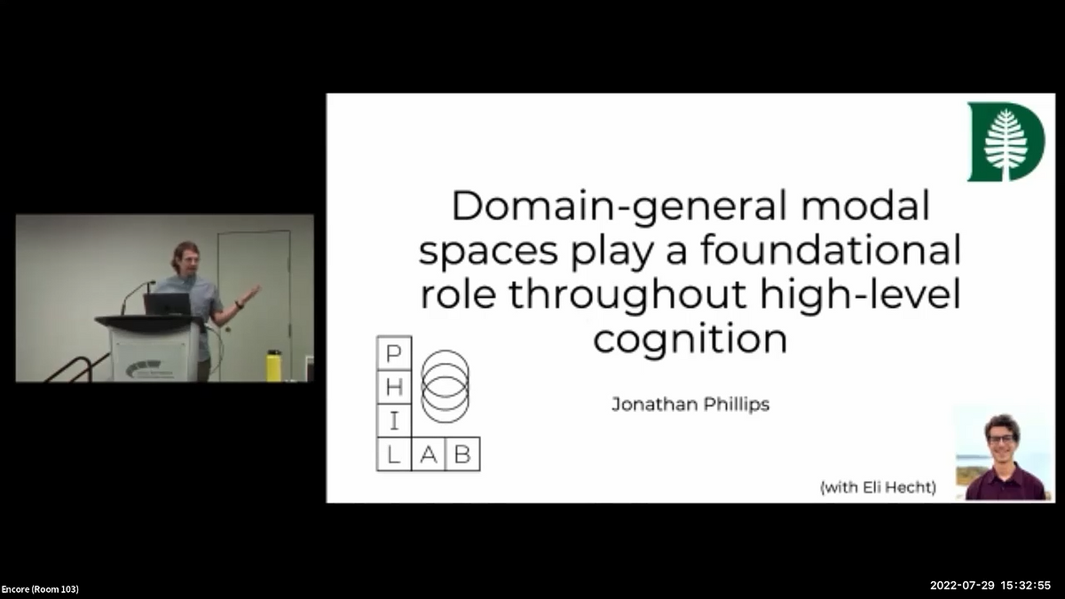 Underline | Domain-general modal spaces play a foundational role ...