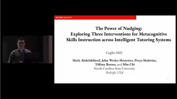 The Power of Nudging: Exploring Three Interventions for Metacognitive ...