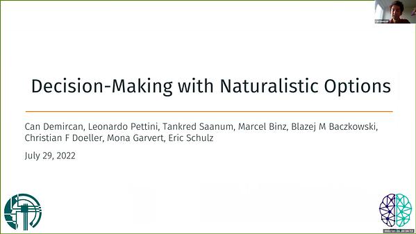 Decision-Making with Naturalistic Options | Underline