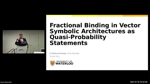 Underline | Fractional Binding in Vector Symbolic Architectures as Quasi-Probability Statements