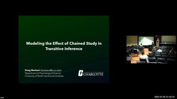 Modeling the effect of chained study in transitive inference | Underline
