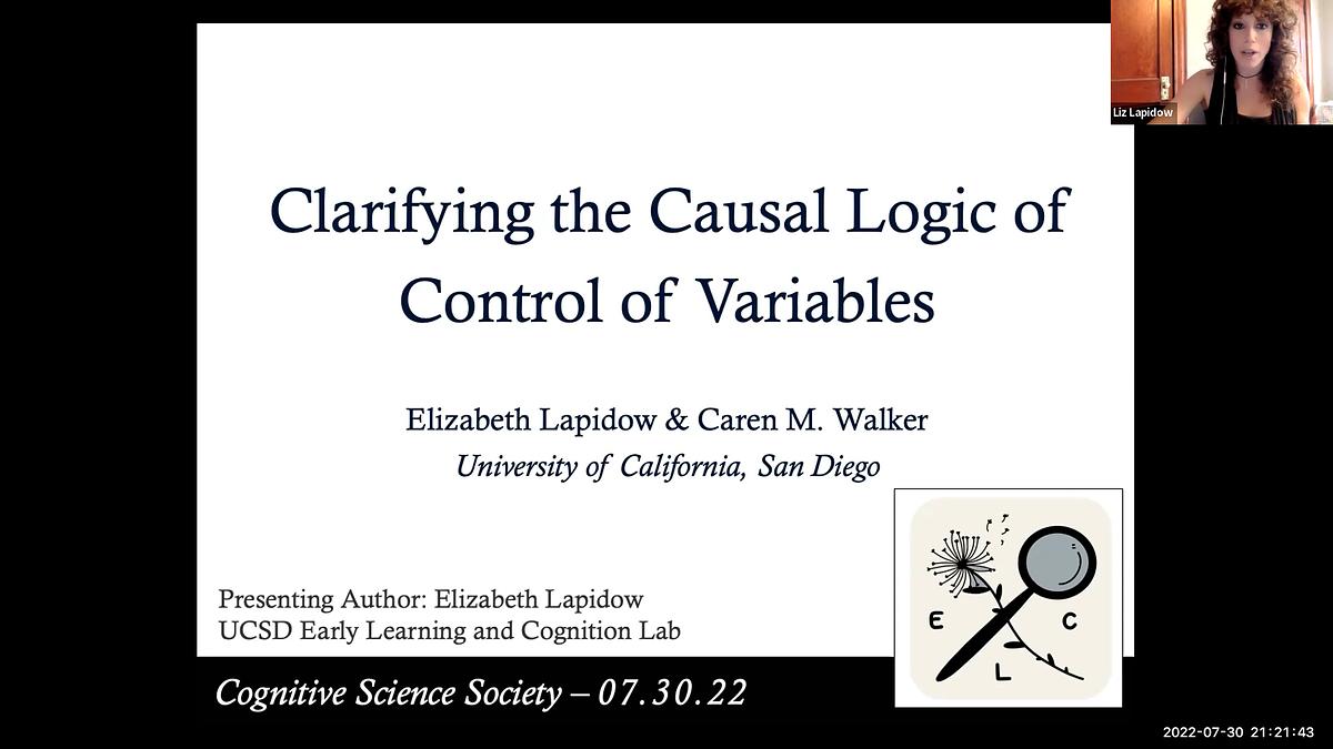 Underline | Clarifying the Causal Logic of a Classic Control of Variables Task