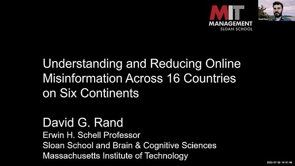 Understanding and Reducing Online Misinformation Across 16 Countries on ...