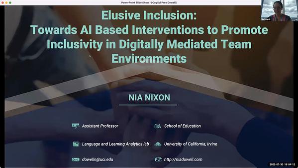 Underline | Elusive Inclusion:Towards AI Based Interventions to Promote ...