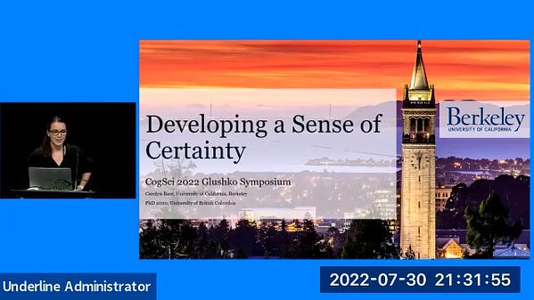 Underline | Developing a sense of certainty