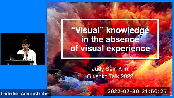 Underline | "Visual" knowledge in the absence of visual experience