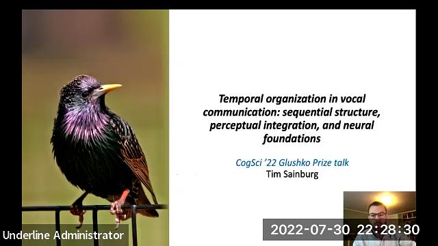 Underline | Temporal organization in vocal communication: sequential ...