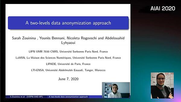 Underline | A two-levels data anonymization approach