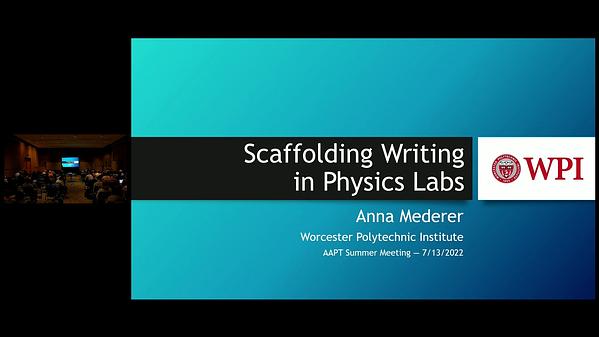 Scaffolding Writing in Physics Labs | Underline