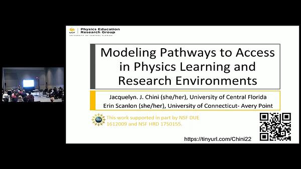 Underline | Modeling Pathways to Access in Physics Learning and Research Environments