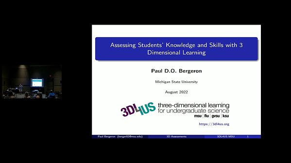 Underline | Assessing Students' Knowledge and Skills with 3 Dimensional Learning