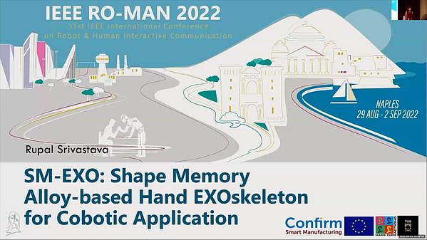 SM-EXO: Shape Memory alloy-based Hand EXOskeleton for Cobotic ...