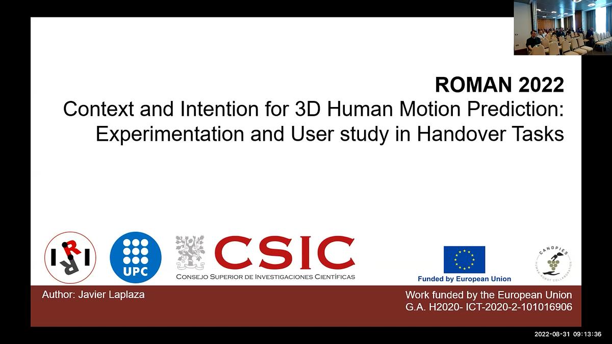 Underline | Context and Intention for 3D Human Motion Prediction ...