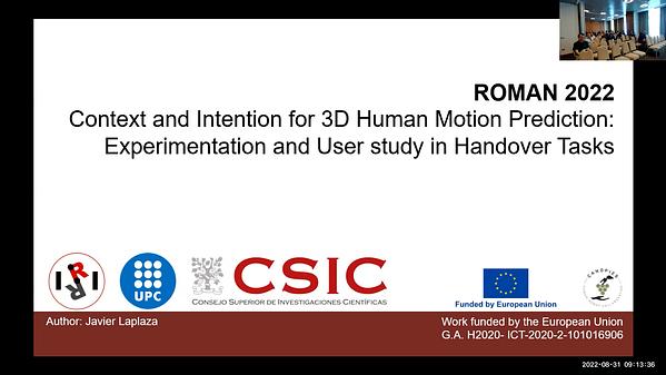 Underline Context And Intention For 3d Human Motion Prediction
