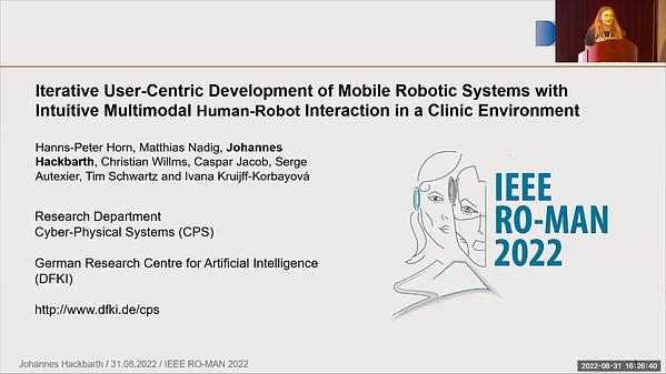 Underline Iterative User Centric Development Of Mobile Robotic