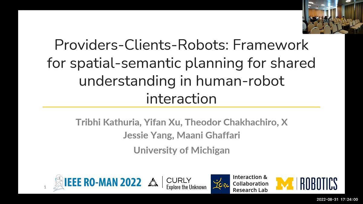 Underline Providers Clients Robots Framework For Spatial Semantic