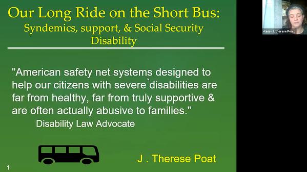 Our Long Ride on the Short Bus: Syndemics, Support, and the Social ...