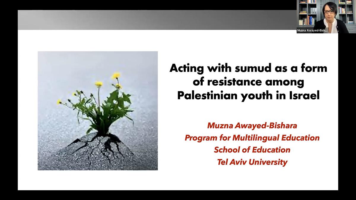 Underline | Acting with sumud as a form of resistence song Palestinian ...