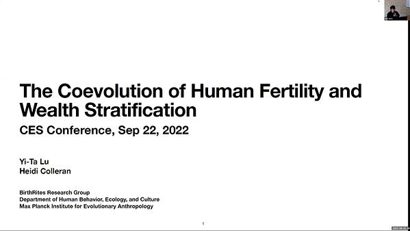 Underline | The coevolution of human fertility and wealth stratification