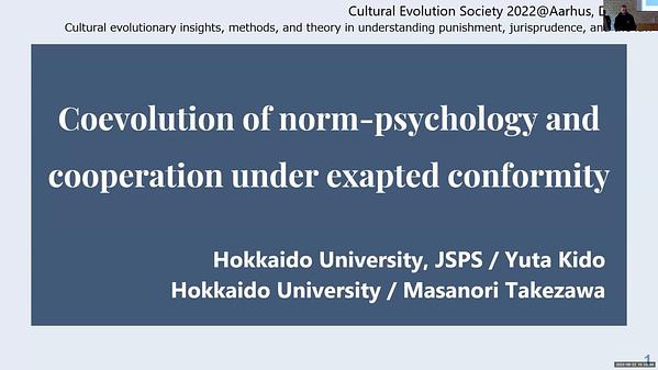 Underline | Coevolution of norm-psychology and cooperation under ...