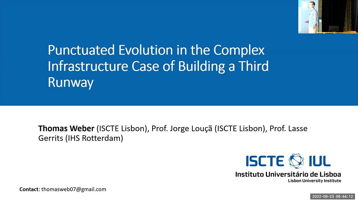 Underline Punctuated Evolution In The Complex Infrastructure Case Of Building A Third Runway