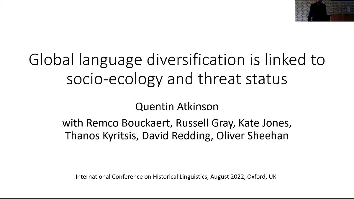 Underline | Global language diversification rates are linked to socio ...