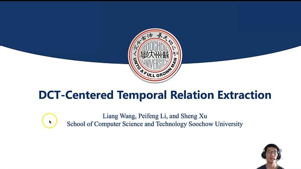 Underline | DCT-Centered Temporal Relation Extraction