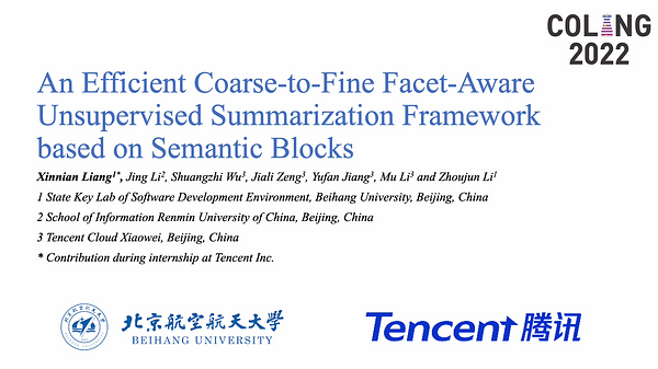 Underline An Efficient Coarse To Fine Facet Aware Unsupervised