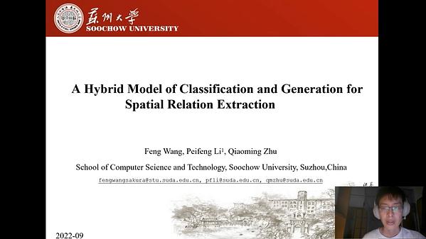 A Hybrid Model Of Classification And Generation For Spatial Relation Extraction Underline