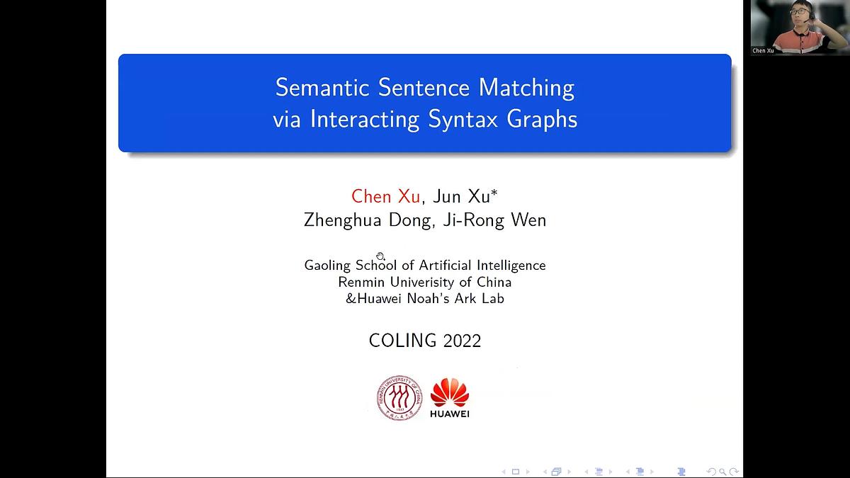 Underline | Semantic Sentence Matching via Interacting Syntax Graphs