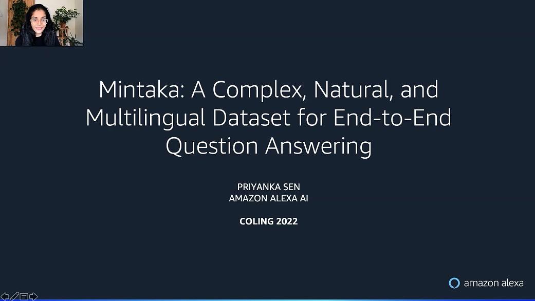 Underline | Mintaka: A Complex, Natural, and Multilingual Dataset for ...